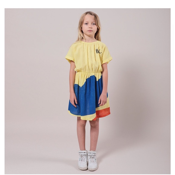 Bobo Choses | Dresses | Bobo Choses Girls Landscape Woven Dressyellow ...
